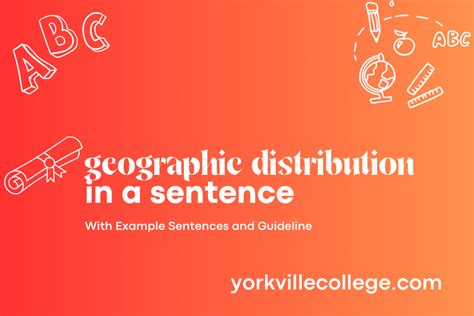 How To Use Geographic Distribution In A Sentence Easy Examples