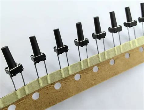 10pçs Chave Push Button 2 Pinos 6x6x12 Mercadolivre