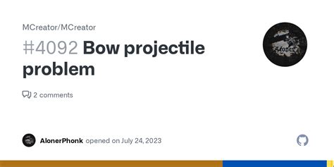 Bow Projectile Problem Issue 4092 MCreator MCreator GitHub