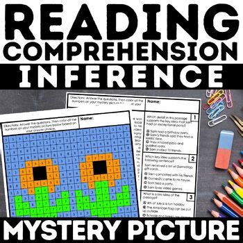 Inferencing Reading Comprehension Mystery Picture ELA Differentiated