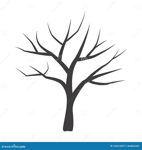 Drawing Of Bare Tree At Caitlyn Tooth Blog