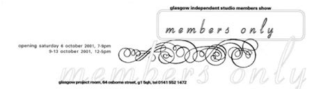 Members Only Group Show