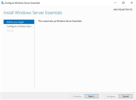 Installing Windows Server Essentials Experience On Windows Server 2019 2022 Vnext The