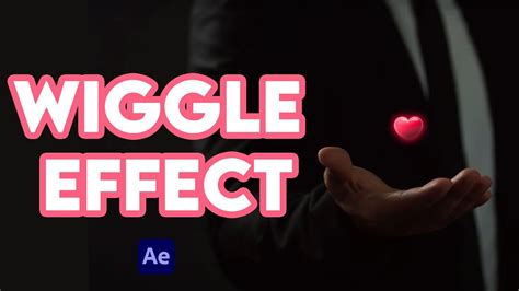 create a wiggle effect in after effects floating effect in 2023 youtube