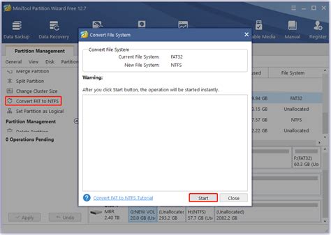 [solved] conversion from fat32 to ntfs is not available minitool