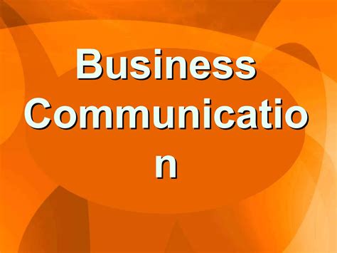 Nonverbal Communication Ppt