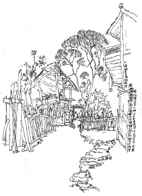 我的家乡美简笔画 房子简笔画图片大全 简笔画 大山谷图库