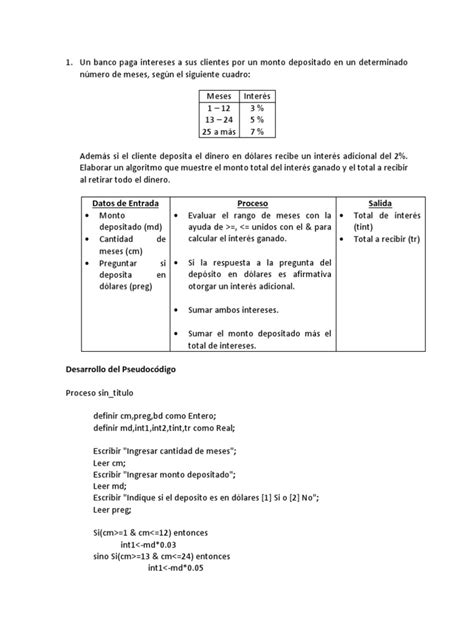 Guía De Algoritmos Pdf Algoritmos Economias