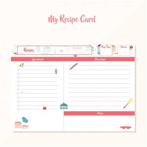 Printable Recipe Cards Printable Paper Scrapbook Frames Scrapbook