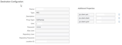 Define Scp Destination For S4hana Bapi Call With Cloud Sdk Stack Overflow