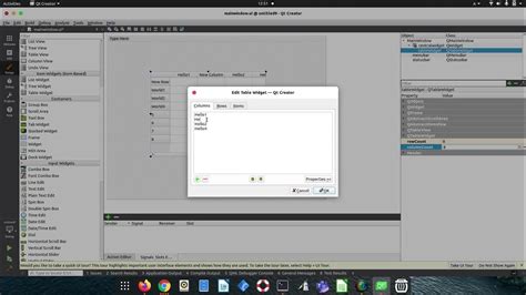 Qt Creator Qtablewidgetの作成 Youtube