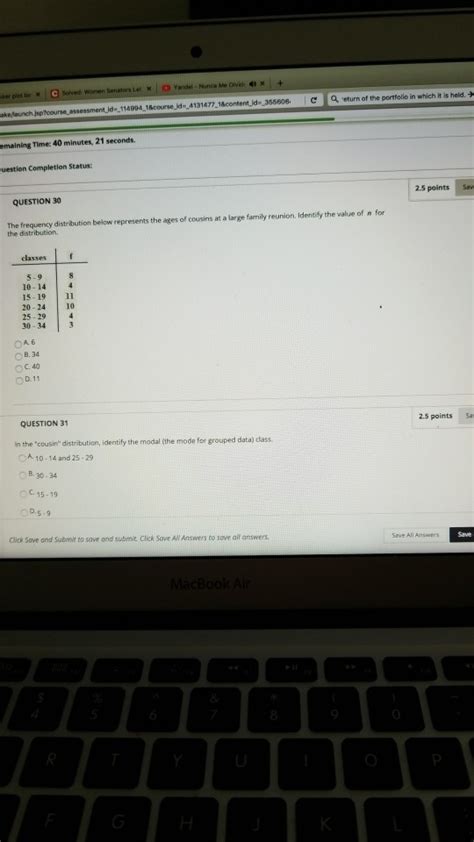 Solved Question 29 Suppose The Variance Of A Set Of Data Is