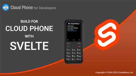 Build For Cloud Phone With Svelte