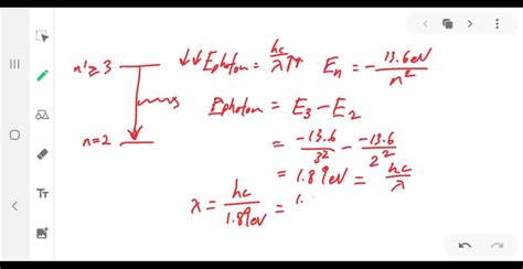 Solved The Balmer Series For The Hydrogen Atom Corresponds To