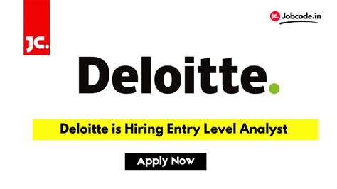 Deloitte Hiring Freshers Business Analyst Python Jobcode