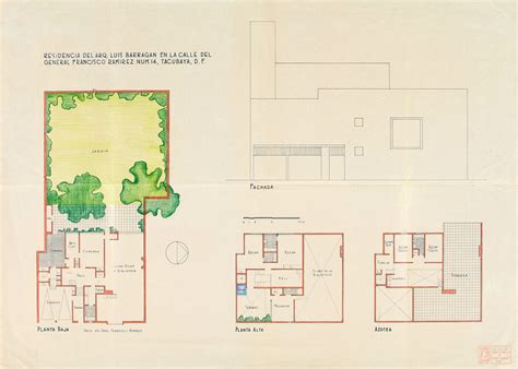 Luis Barragan Plans