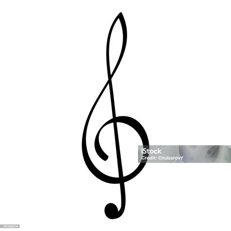 음자리표 또는 G 음자리표 낮은음자리표에 대한 스톡 벡터 아트 및 기타 이미지 낮은음자리표 높은음자리표 벡터 Istock