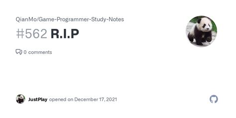 R I P Issue Qianmo Game Programmer Study Notes Github
