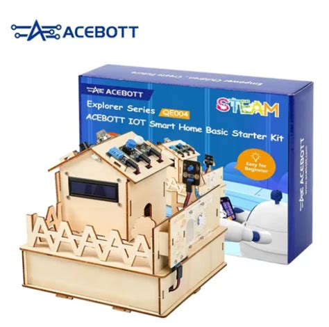 Arduinoacecode스크래치와 호환되는 Acebott Esp32 스마트 홈 Iot 기본 스타터 키트