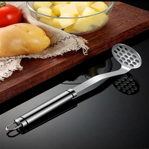 Машина за намачкане на картофи от неръждаема стомана ръчен инструмент за кал плодове домати