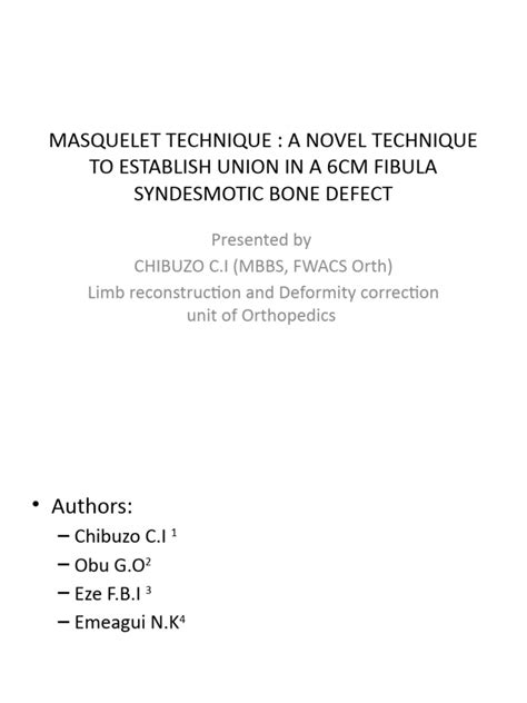 Masquelet Technique Pdf Ankle Musculoskeletal System