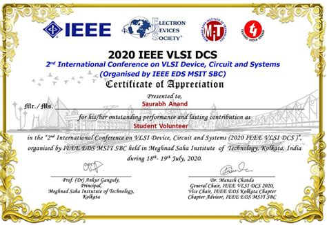 Saurabh Anand On Linkedin Ieee Vlsi Dcs International Conference Ieee Eds