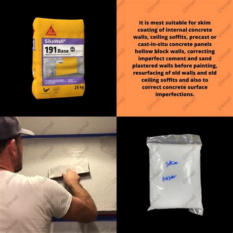 [1kg] Skim Kasar Coarse Cement Siment Kasar Sika Wall 191 Base Shopee Malaysia