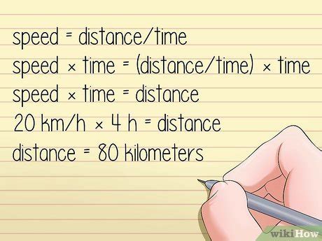 Ways To Calculate Speed WikiHow