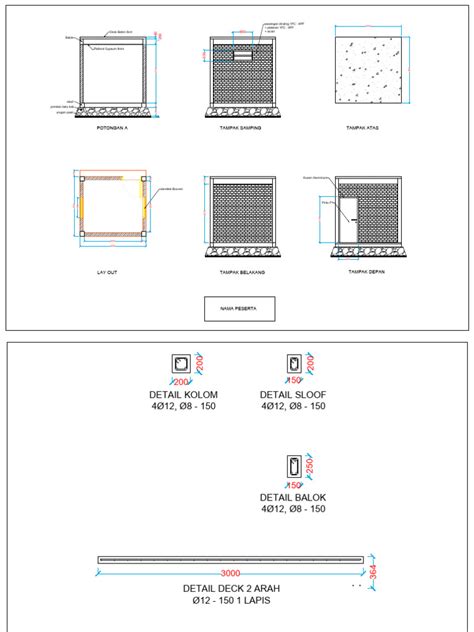 Gambar Cad Test Pdf