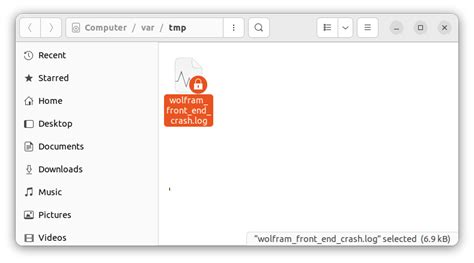 Wolfram Support Quick Answers How Do I Generate A Crash Report On Linux For My Wolfram Product