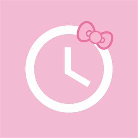 Hello Kitty Clock Icon In 2022 Hello Kitty Images Hello Kitty Iphone Wallpaper Cat App