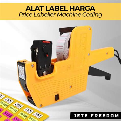 Jual Duodeli Alat Cetak Label Harga Angka 8 Digit Set Dengan Kertas Roll Tinta Refill Price