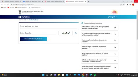 Aadhaar Card Verification Online Procedure Everything You Need To Know Housing News