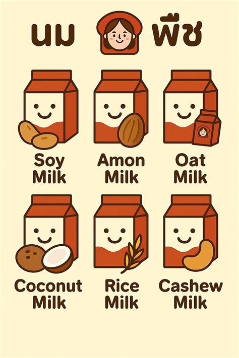 ปังอู ปังอูชวนรู้จัก… นมจากพืช ดีต่อใจ แถมดีต่อร่างกาย 🥛🌱 รู้หรือไม่ นมไม่ได้มีแค่นมวัวหรือนม