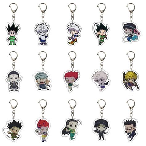 Rp5brd Cosplay Two Sided Kurapika Anime Keyring Key Chains Killua Hunter X Hunter Lazada Ph