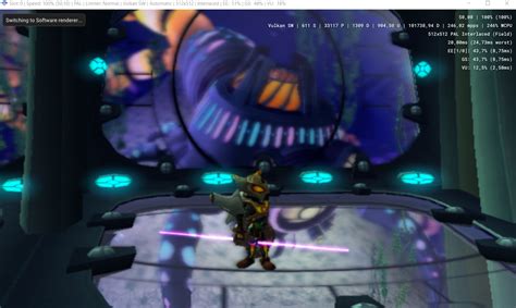 [bug] ratchet and clank up your arsenal aquatos underwater effect not rendering properly in