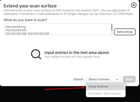 How To Scan With Footprint CODA Intelligence Partner Portal