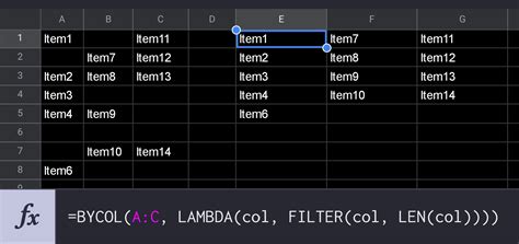 Data Validation Sheets Condense A Column With Empty Cells Web Applications Stack Exchange