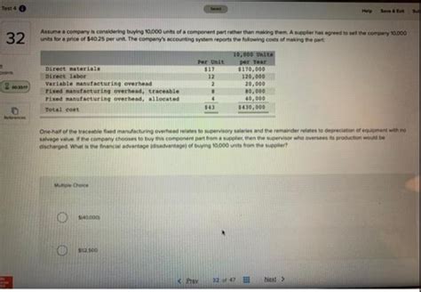 Solved Margin Is Calculated Using Which Of The Following