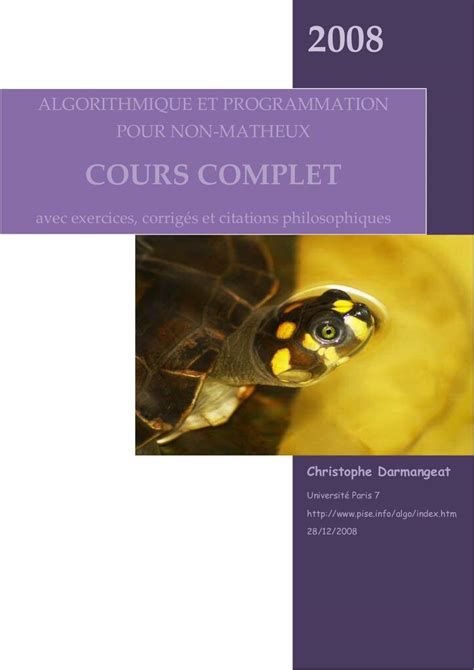 livre algorithme pdf