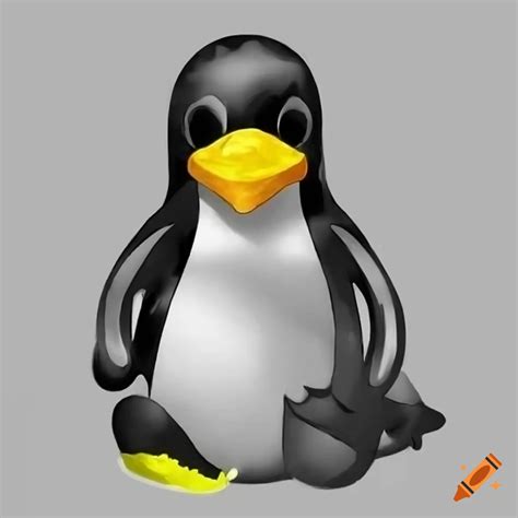 Tux The Linux Mascot On Craiyon