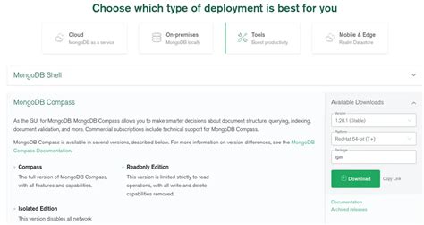 Install Mongodb Compass On Centos Rocky Linux Computingforgeeks