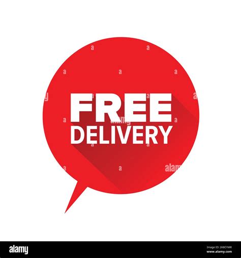 Free Delivery Label Stock Vector Image And Art Alamy