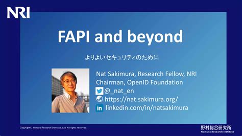 Fapi And Beyond よりよいセキュリティのために Ppt