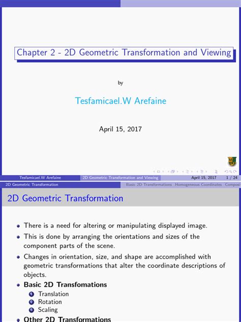 Cg Chapter2 Pdf 2 D Computer Graphics Cartesian Coordinate System
