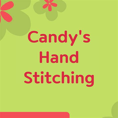 Candys Hand Stitching Youtube