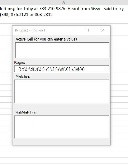 Regex Cell Searcher Yoursumbuddy