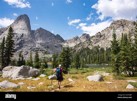 Pingora Peak And The Cirque Of Towers Wind River Range Wyoming Usa