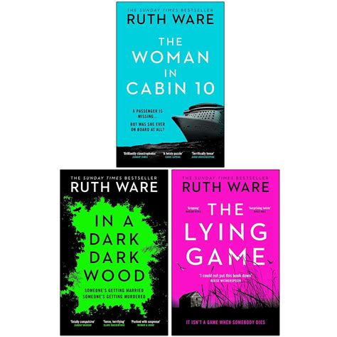 Ruth Ware Collection 3 Books Set The Woman In Cabin 10 In A Dark Dark