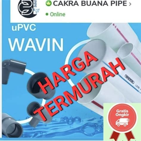 Jual Pipa Pvc Wavin Putih Uk 2 1 2 In Type D Pipa Wavin Putih Type D Jakarta Timur Cv